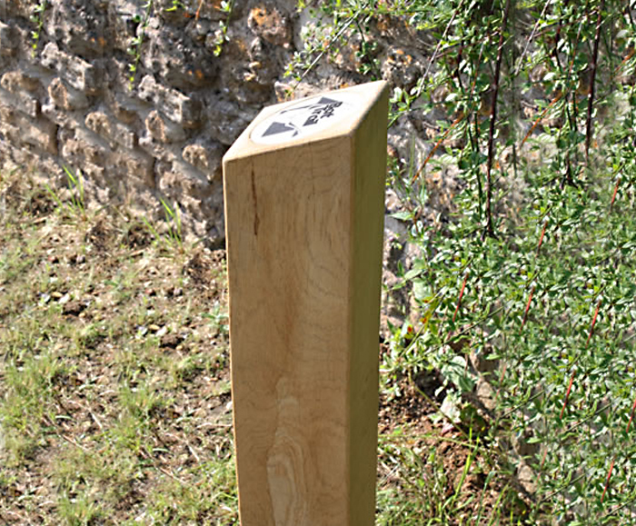 Timber waymarker posts and bollards | Landmark | ESI External Works