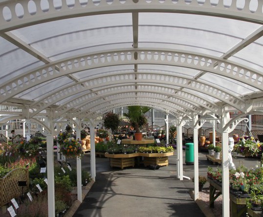 Bespoke trellis arched canopies | DP Structures | ESI External Works