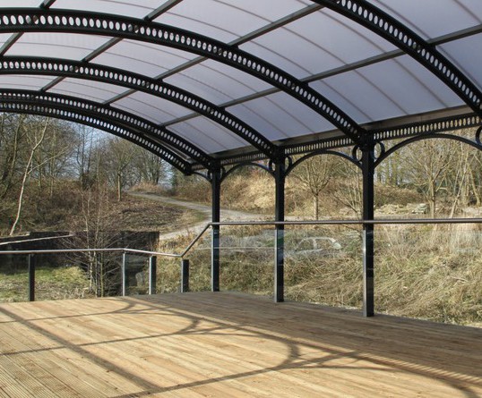 Bespoke trellis arched canopies | DP Structures | ESI External Works