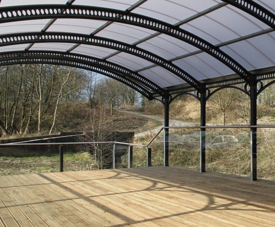 Bespoke canopy shelters | DP Structures | ESI External Works