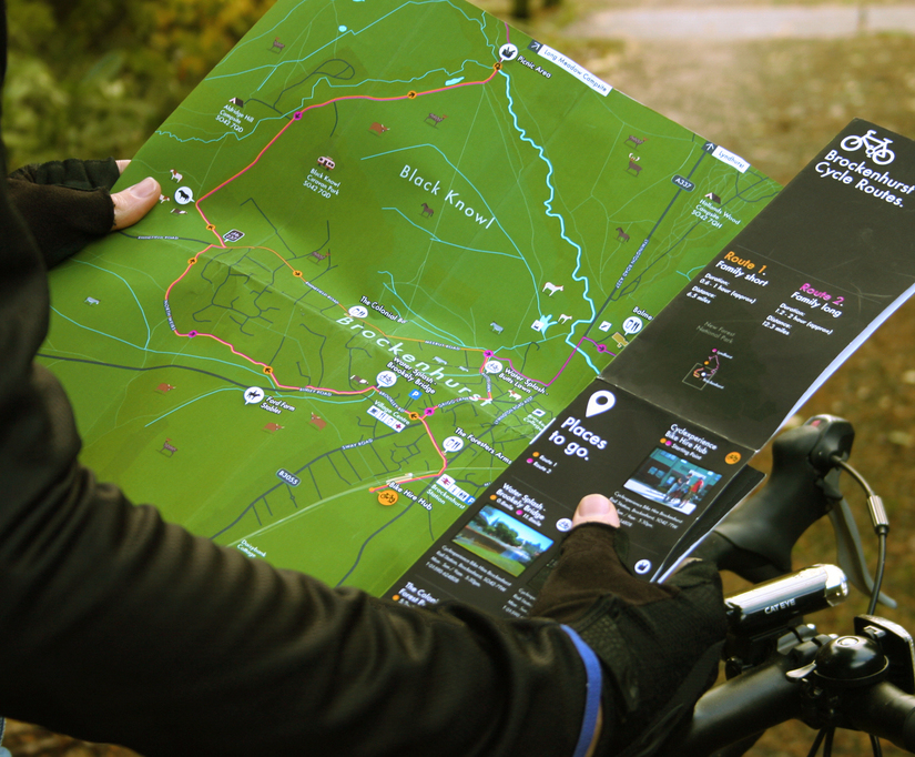 Cycle route markers and digital mapping | fwdesign | ESI External Works