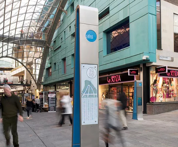 Bespoke wayfinding signage for shopping centre | fwdesign | ESI ...