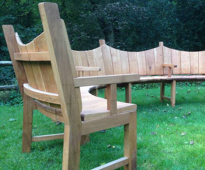 Bespoke timber tree seats | Handspring Design | ESI External Works