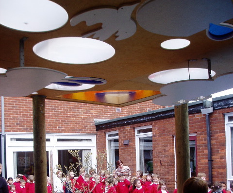 Cloud Roof outdoor classroom | Handspring Design | ESI External Works