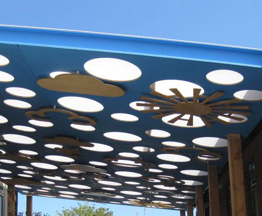 Cloud Roof outdoor classroom | Handspring Design | ESI External Works