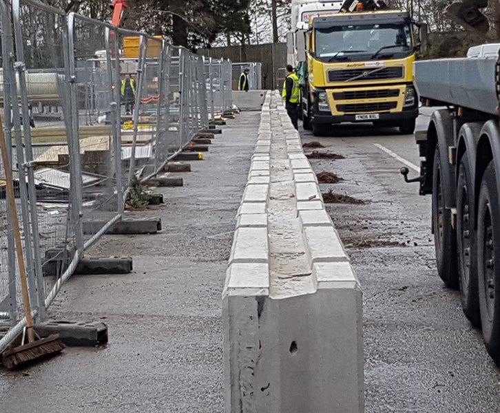 Temporary Vertical Concrete Barriers (TVCBs) | Elite Precast Concrete ...