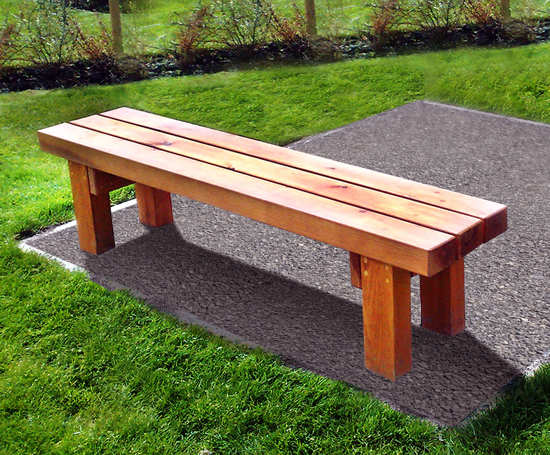 Sheldon All Timber Bench - SBN309 | Langley Design Street Furniture ...