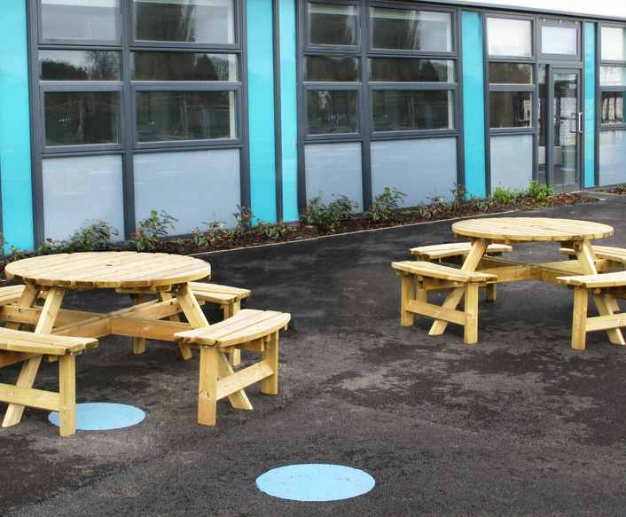 Sheldon All Timber Picnic Table - SPT306 | Langley Design Street Furniture | ESI External Works