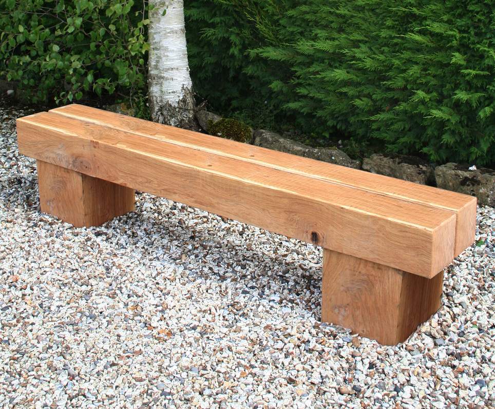 Sheldon Rustic Timber Bench - SBN317 | Langley Design Street Furniture ...