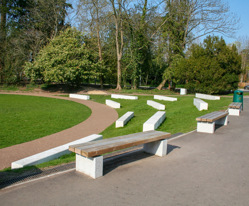 Social seating and planters for new secondary school | Langley Design ...