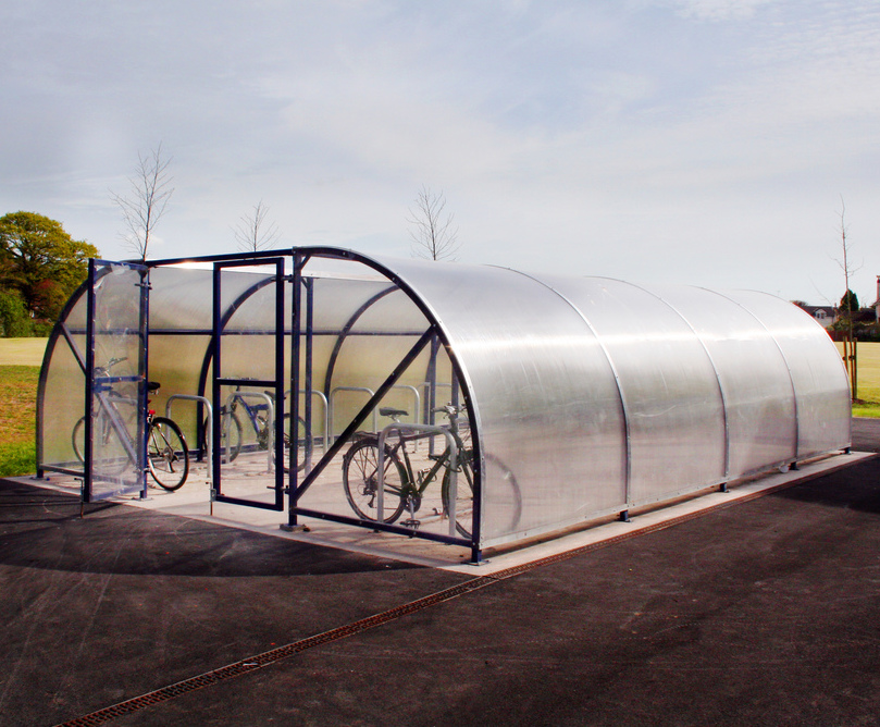 Malford Enclosed Steel Cycle Shelter - MCS206 | Langley Design Street ...