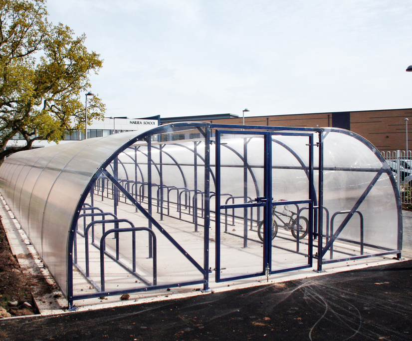 Malford Enclosed Steel Cycle Shelter - MCS206 | Langley Design Street ...