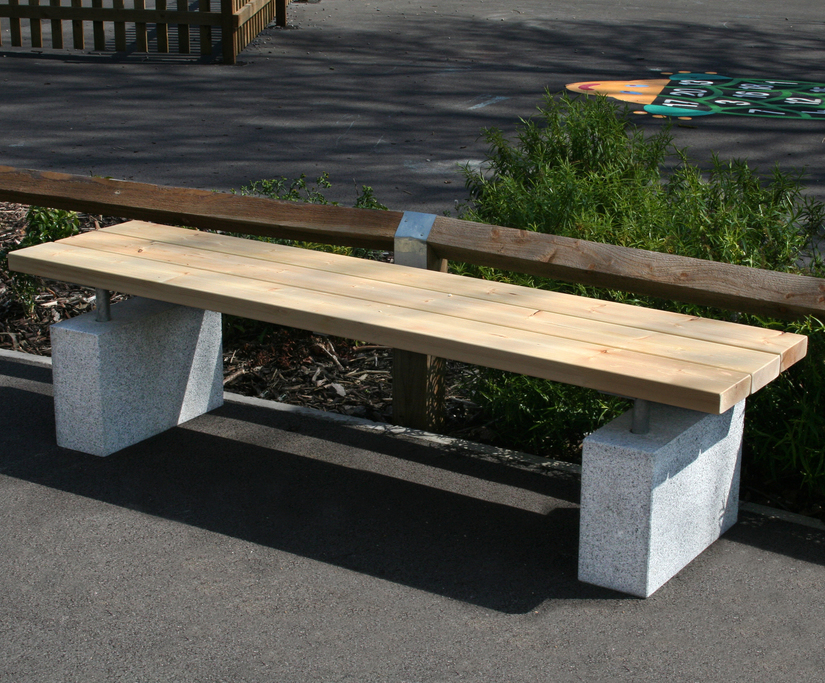 Sheldon Plinth Mounted Bench - SBN304 | Langley Design Street Furniture ...