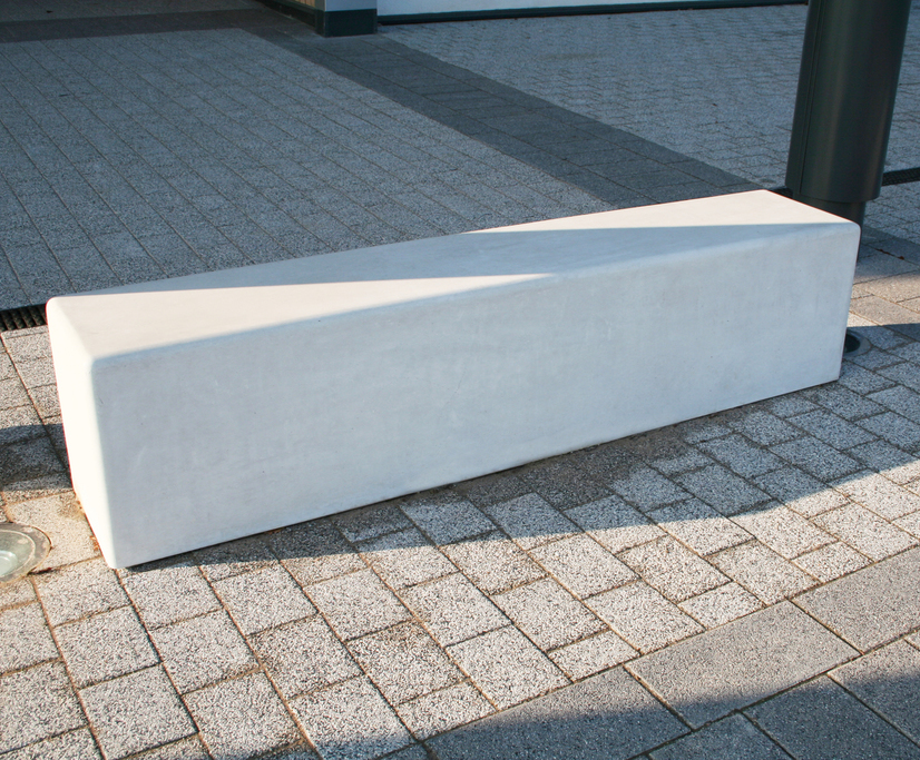 Pewsham Solid Pre-Cast Concrete Bench - PBN408 | Langley Design Street ...