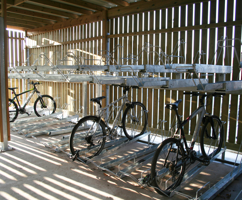 Malford two-tier cycle rack - MCR205 | Langley Design Street Furniture ...