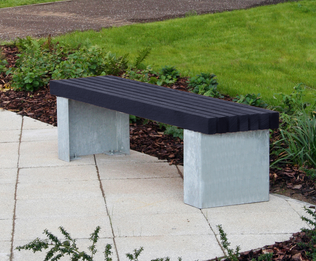 Langley Bench with Steel Plinth Type Legs - LBN107 | Langley Design ...