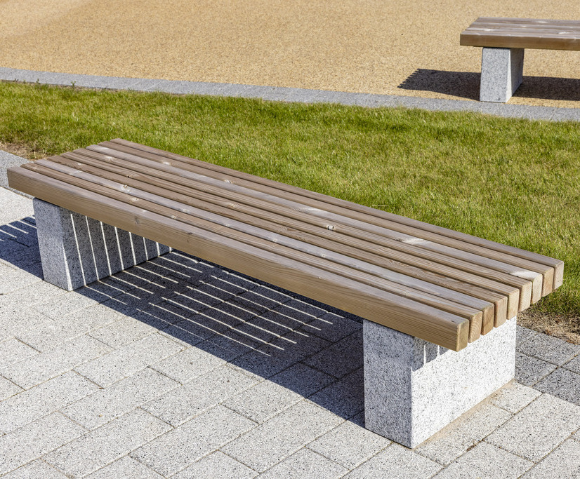 Langley Plinth Mounted Bench - LBN114 | Langley Design Street Furniture ...