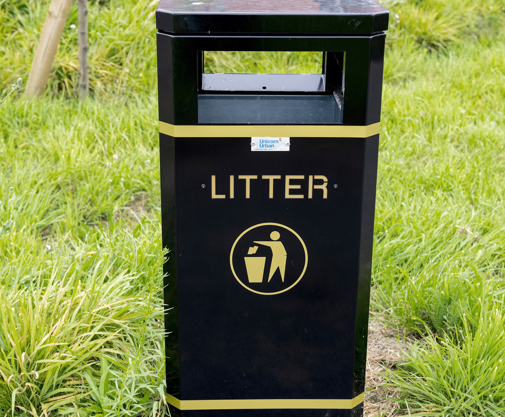 Malford Front Opening Steel Litter Container - MLC209 | Langley Design ...