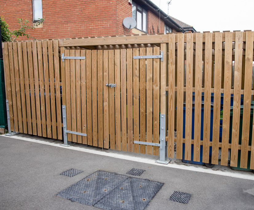 Sheldon timber bin store unit - SBS300 | Langley Design Street ...