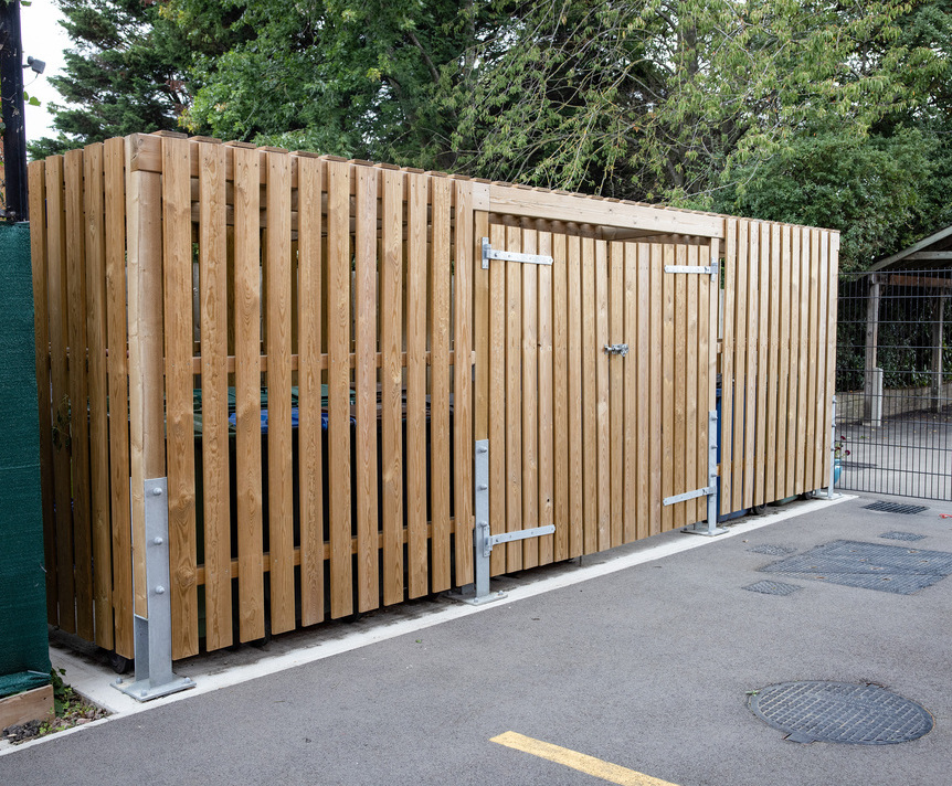 Sheldon timber bin store unit - SBS300 | Langley Design Street ...