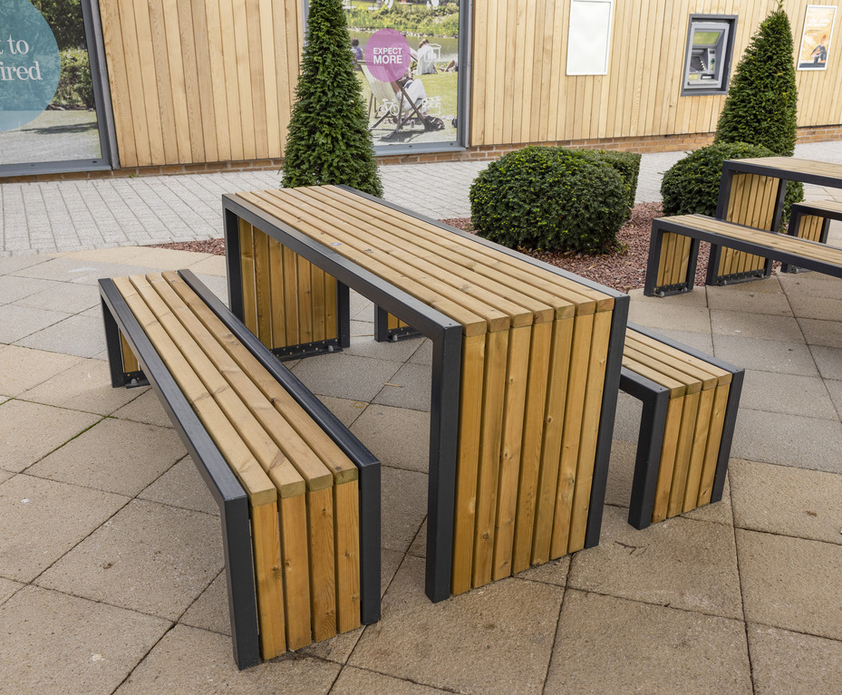 Picnic table and bench sets for Birchwood Park | Langley Design Street ...