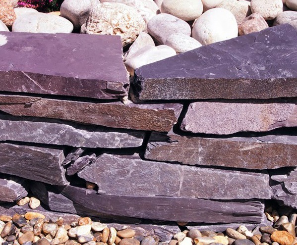 Natural slate walling | Derbyshire Specialist Aggregates | ESI Building ...