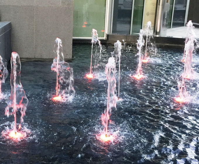 Water Wall & Jet Pools - Battersea Reach | Fountains & Features Ltd ...