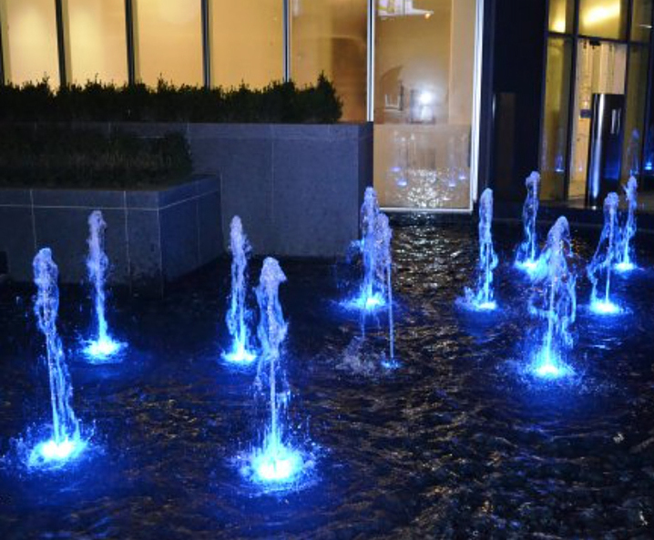 Water Wall & Jet Pools - Battersea Reach | Fountains & Features Ltd ...
