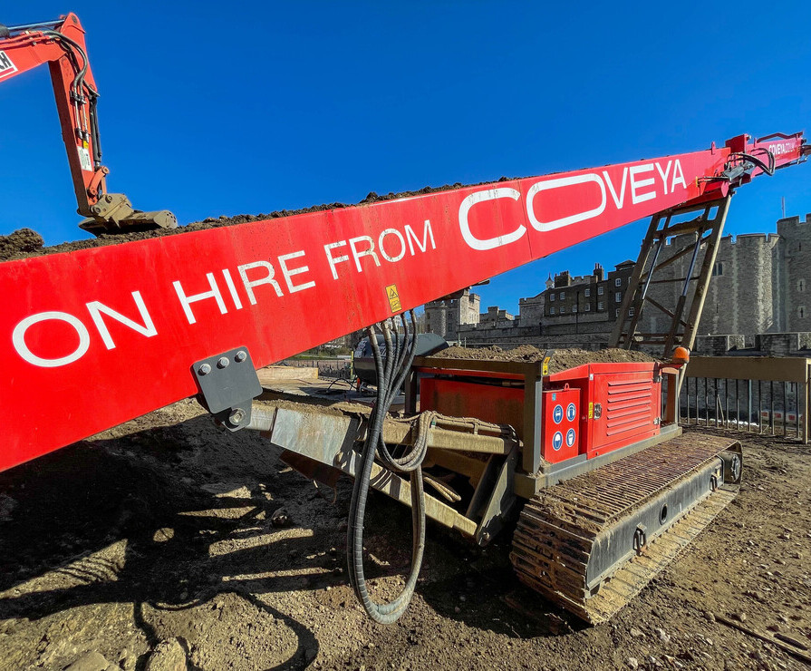 Mobile tracked stockpiler for sale or hire | Coveya | ESI Enviropro