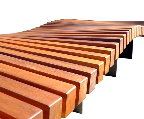 RIBBON Twist bench | Factory Furniture | ESI External Works