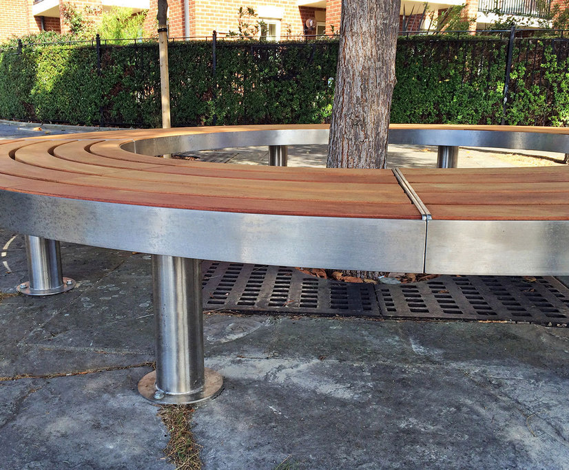 Full TREE Bench | Factory Furniture | ESI External Works