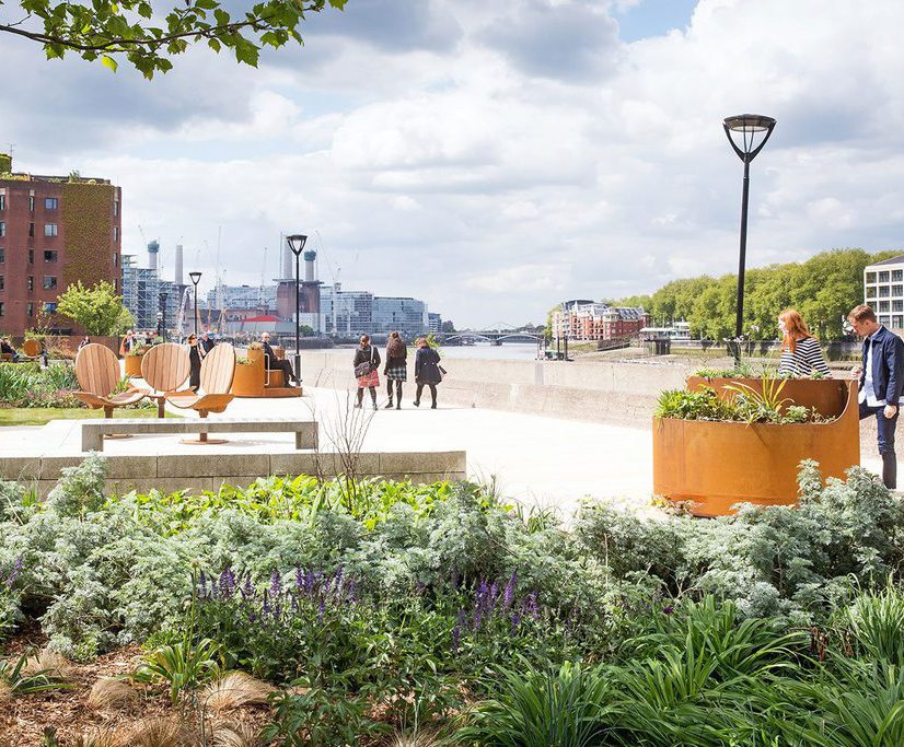 Bespoke rotating seating for Riverside Gardens, London | Factory ...