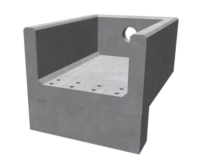 RSFA12 rectangular precast concrete headwall | Althon | ESI External Works