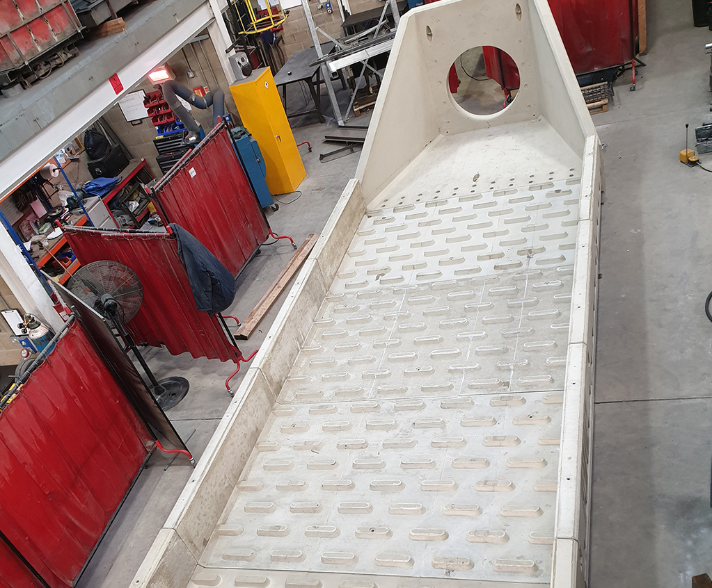 Precast concrete headwalls with cascade panels | Althon | ESI External ...