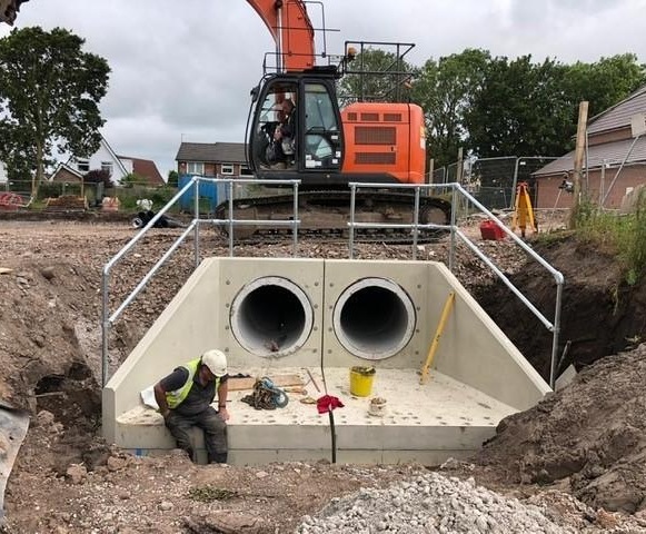 Multiple pipe openings in headwalls | Althon | ESI External Works