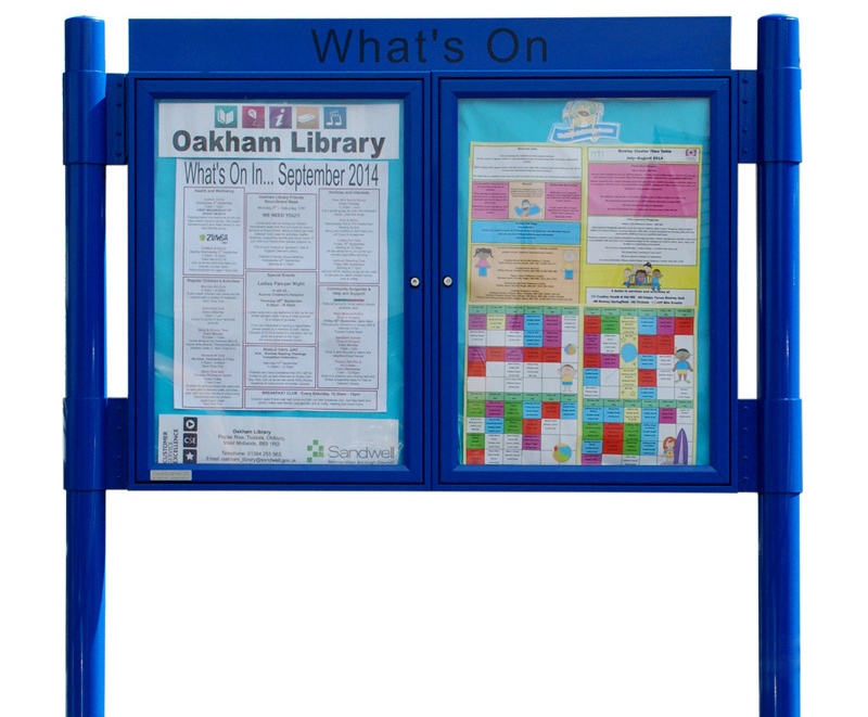 A-Multi aluminium external noticeboards | Greenbarnes | ESI External Works