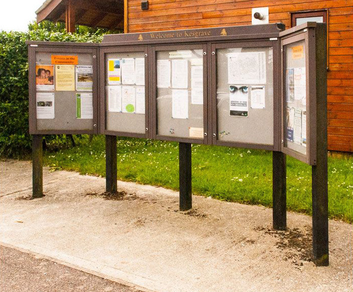 Bespoke noticeboards in oak or recycled plastic (MmT) | Greenbarnes ...