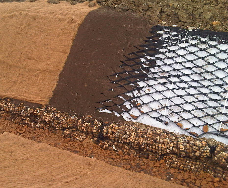 Geoweb® Geocell Slope and Channel Protection system | Greenfix Soil ...