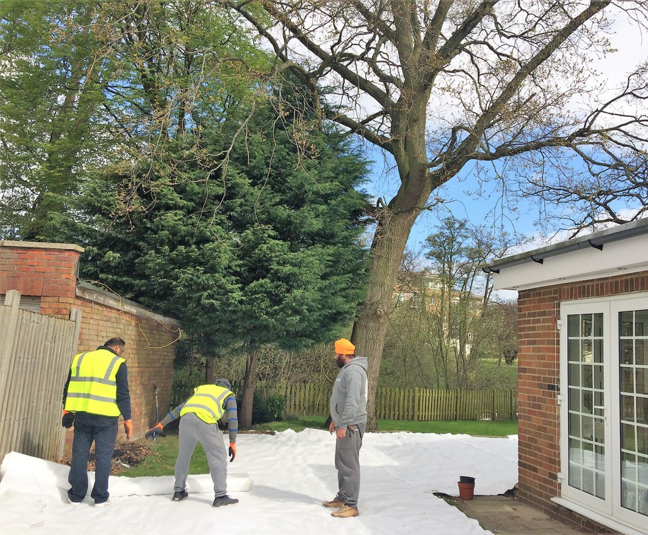 Geoweb® Tree Root Protection - Case Study Stanmore | Greenfix Soil ...