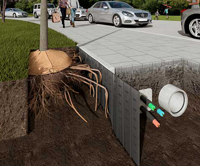 Tree Root Guiding Panels | Greenfix Soil Stabilisation & Erosion ...