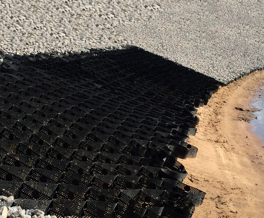 Geoweb® Geocell Slope and Channel Protection system | Greenfix Soil ...