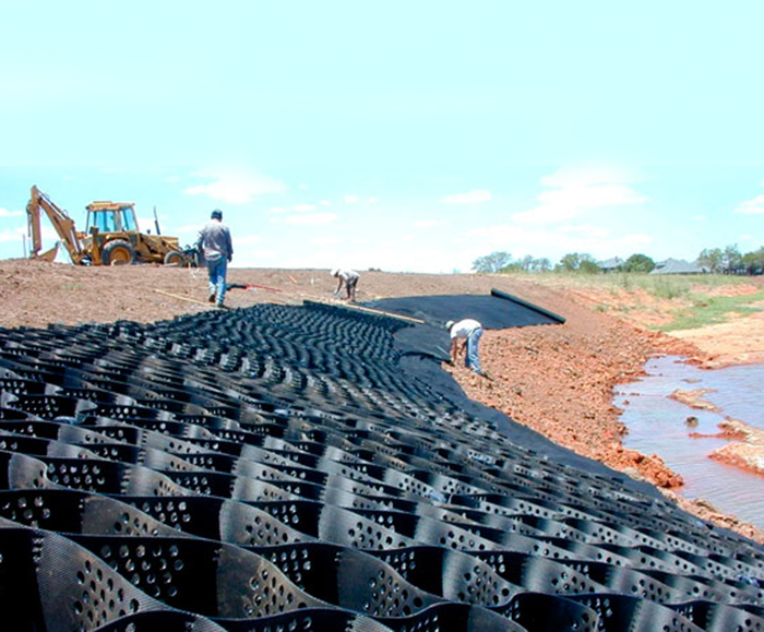 Geoweb® Geocell Slope and Channel Protection system | Greenfix Soil ...