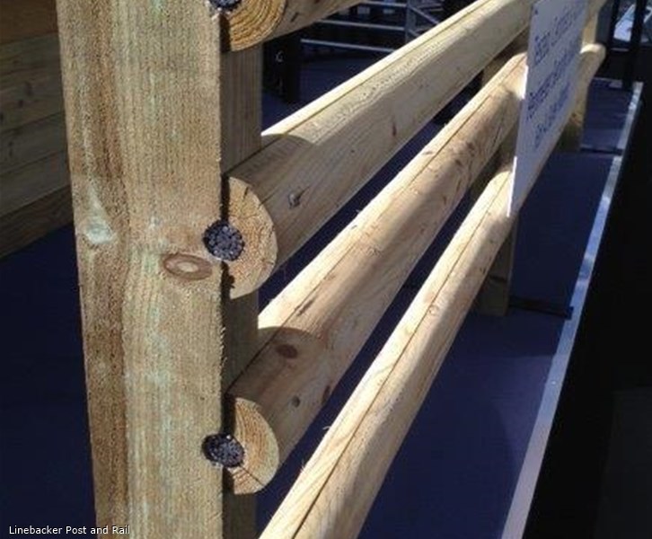 Linebacker® PNR HVM timber fence | Jacksons Fencing | ESI External Works