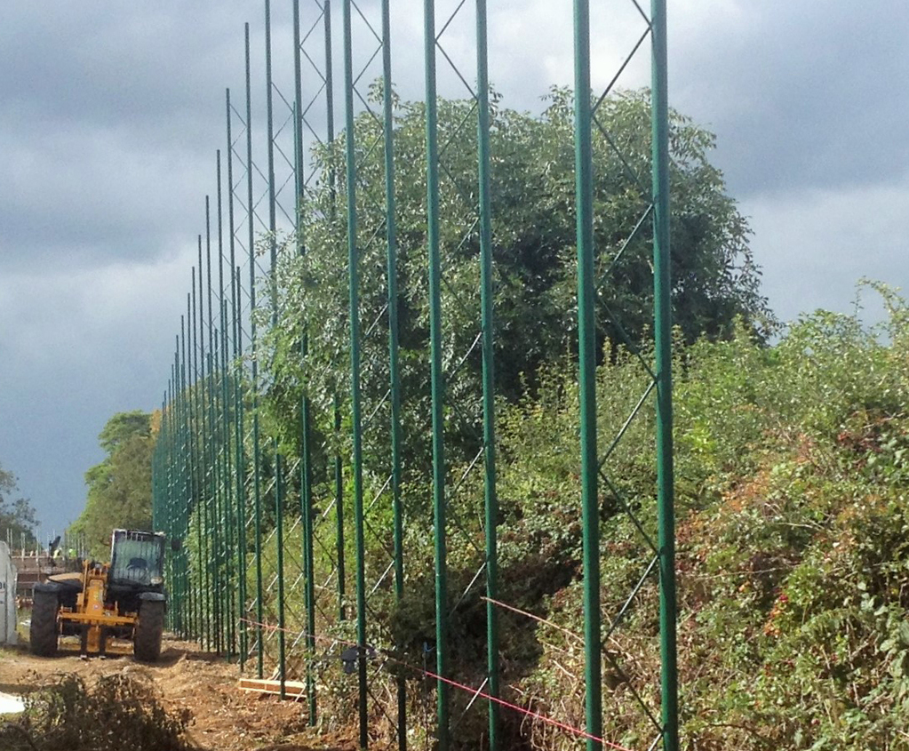 Ball-stop fencing protects housing development | Jacksons Fencing | ESI ...