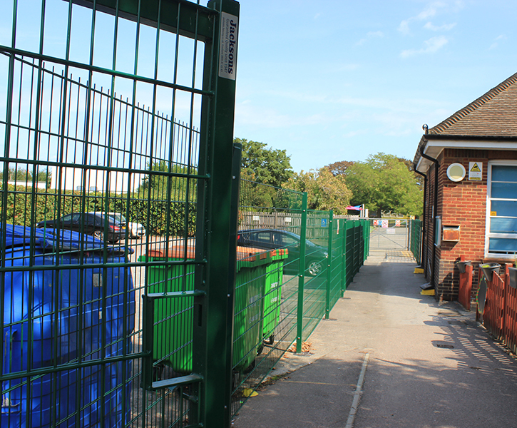 New fencing and gates provide security at primary school | Jacksons ...