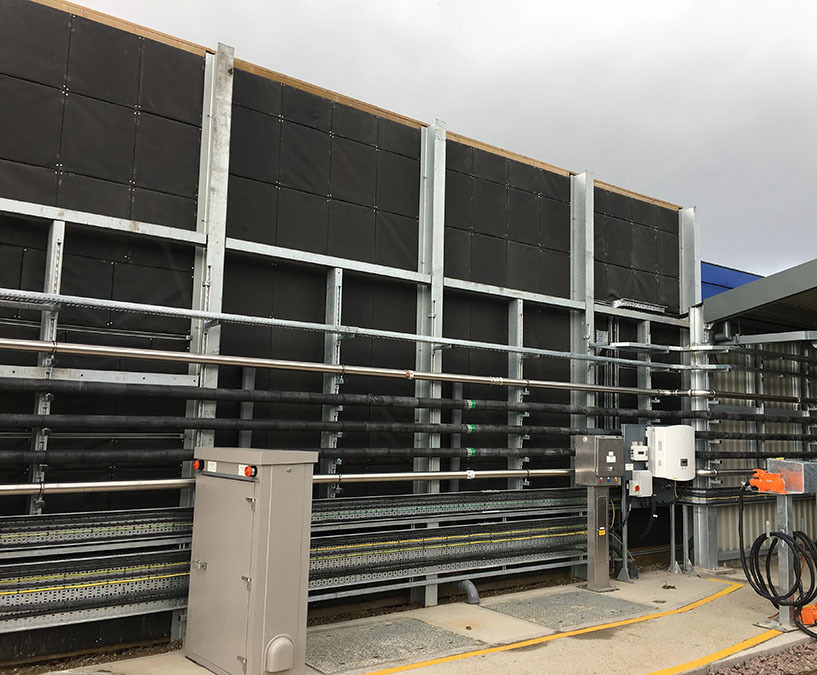 Acoustic barrier reduces noise pollution at train depot | Jacksons ...