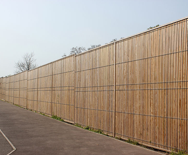 Timber & mesh security fencing protects school boundary | Jacksons ...