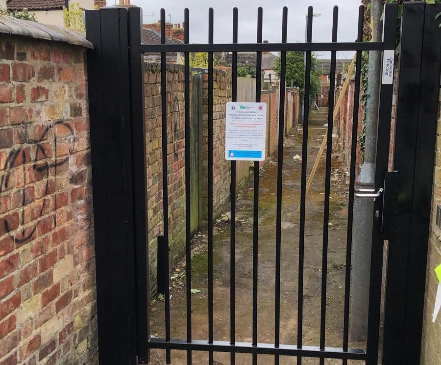 Secure alley gates reduce crime for housing scheme | Jacksons Fencing ...