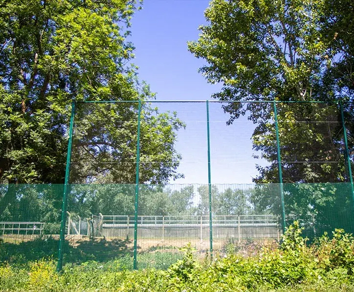 Security ball-stop fencing secures sewage treatment site | Jacksons ...