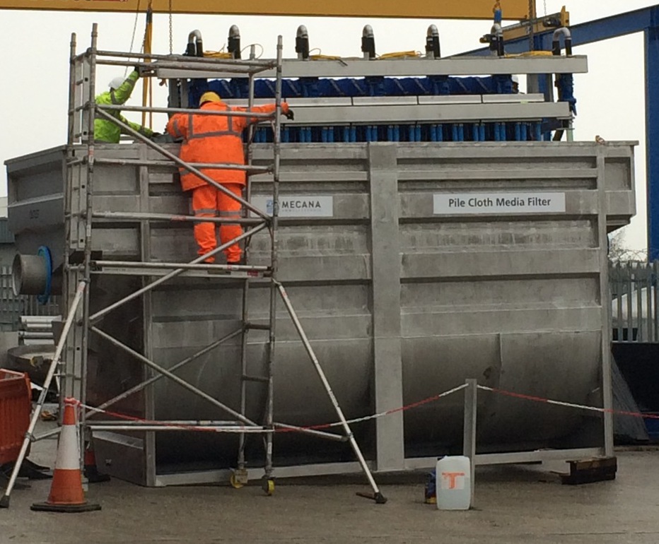 PCMF tertiary filtration installed at Rayleigh | ELIQUO HYDROK | ESI ...